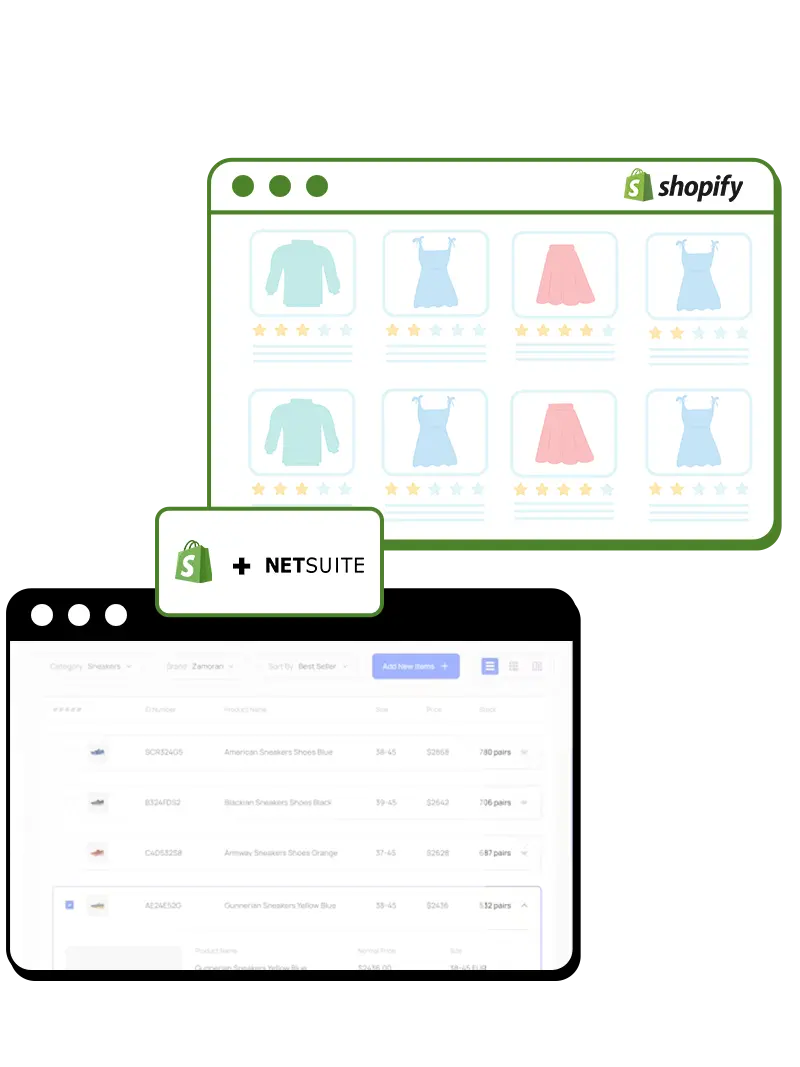 NetSuite Shopify integration | Shopify NetSuite Connector